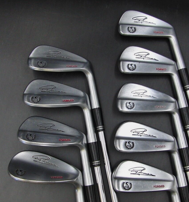 Set of 9 x Cobra Greg Norman Tour Forged Irons 3-SW Regular Steel Shaf ...