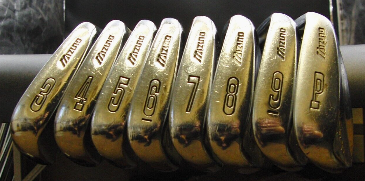 Set of 8 x Mizuno Johnny Miller The Professional Irons 3-PW Regular St ...