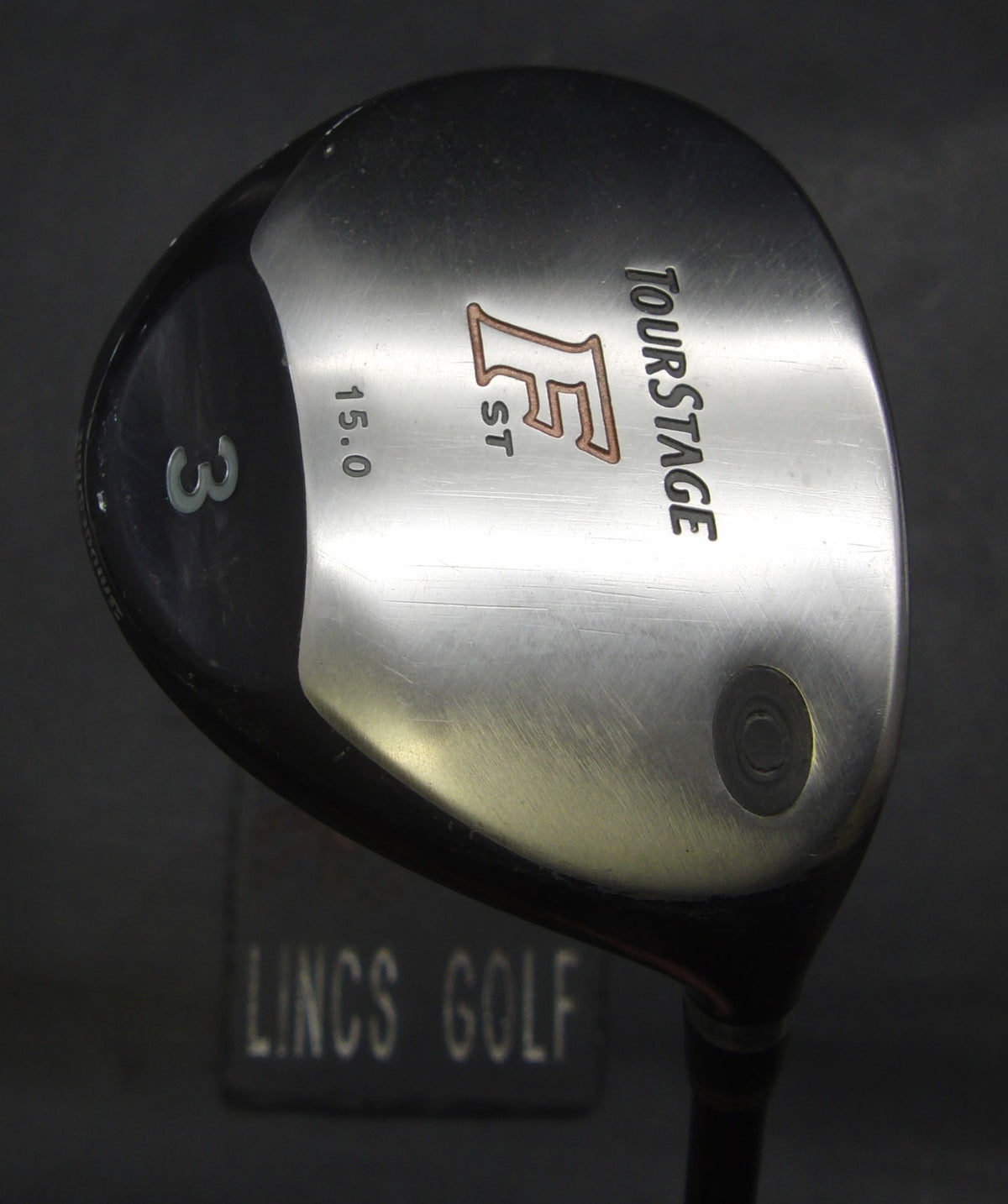 Bridgestone Tour Stage FST 15° 3 Wood Stiff Graphite Shaft Golf Pride ...